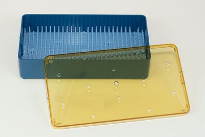 PST 4710A Plastic Instrument Sterilization Tray Deep Long Medium