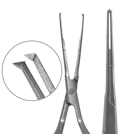 Inamura Cross-Action Capsulorhexis Forceps Delicate Curved TMF180